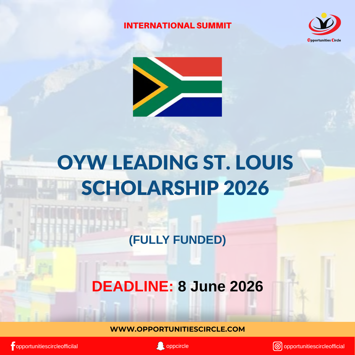 OYW Leading St. Louis Scholarship 2026 | Fully Funded - Opportunities ...