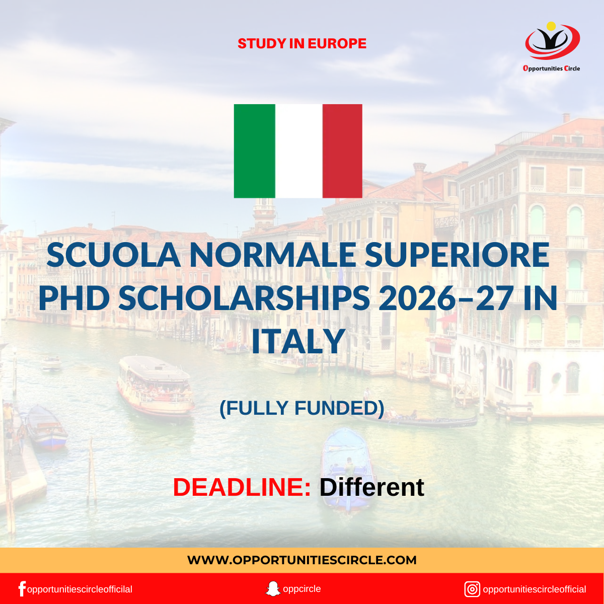 Scuola Normale Superiore PhD Scholarships 2026–27 in Italy | Fully ...