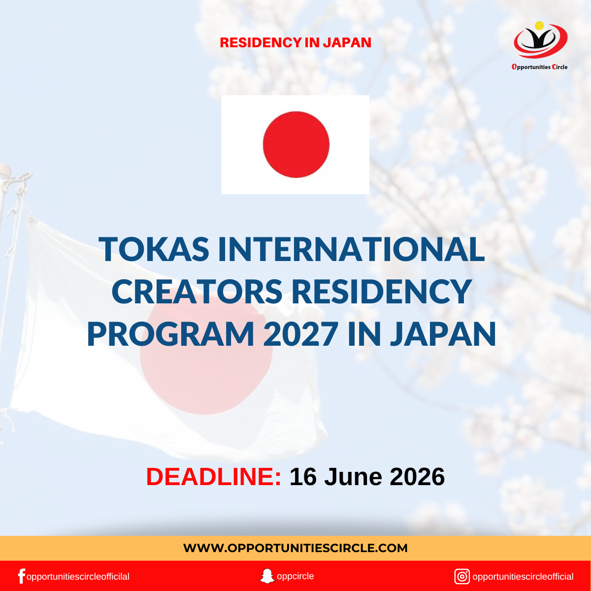 TOKAS International Creators Residency Program 2027 in Japan | Fully ...