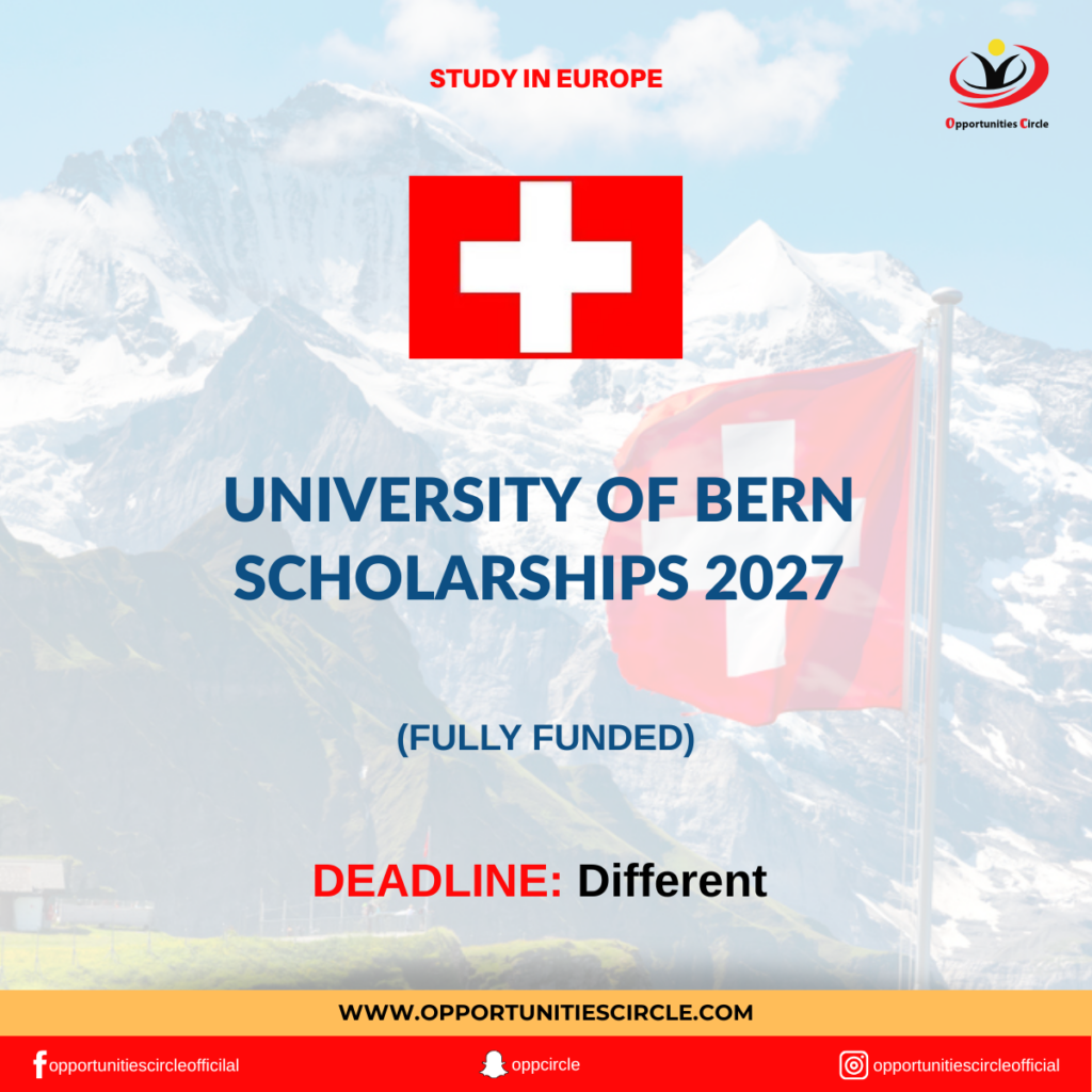 University of Bern Scholarships 2027 - Opportunities Circle