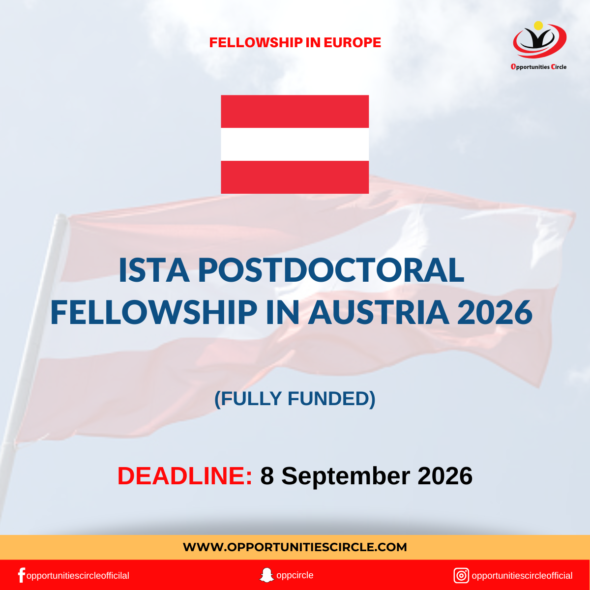 ISTA Postdoctoral Fellowship in Austria 2026 | Fully Funded ...
