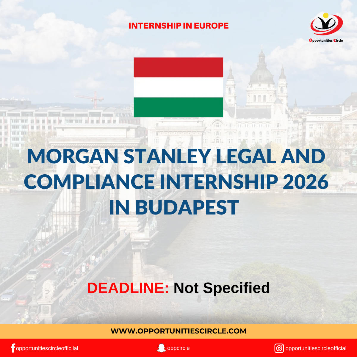 Morgan Stanley Legal and Compliance Internship 2026 in Budapest ...