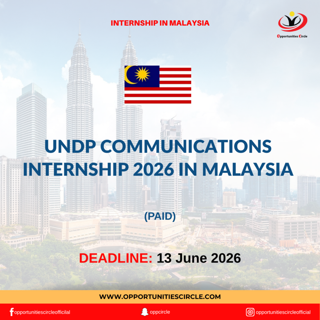 UNDP Communications Internship 2026 in Malaysia | Paid - Opportunities ...